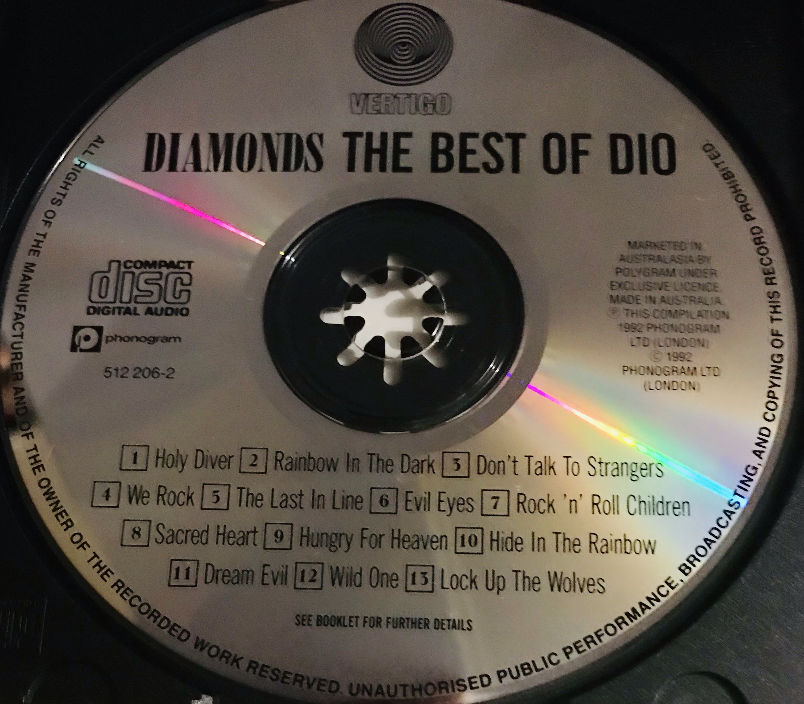 The Record Vault: Diamonds – The Best of Dio | destroyerofharmony